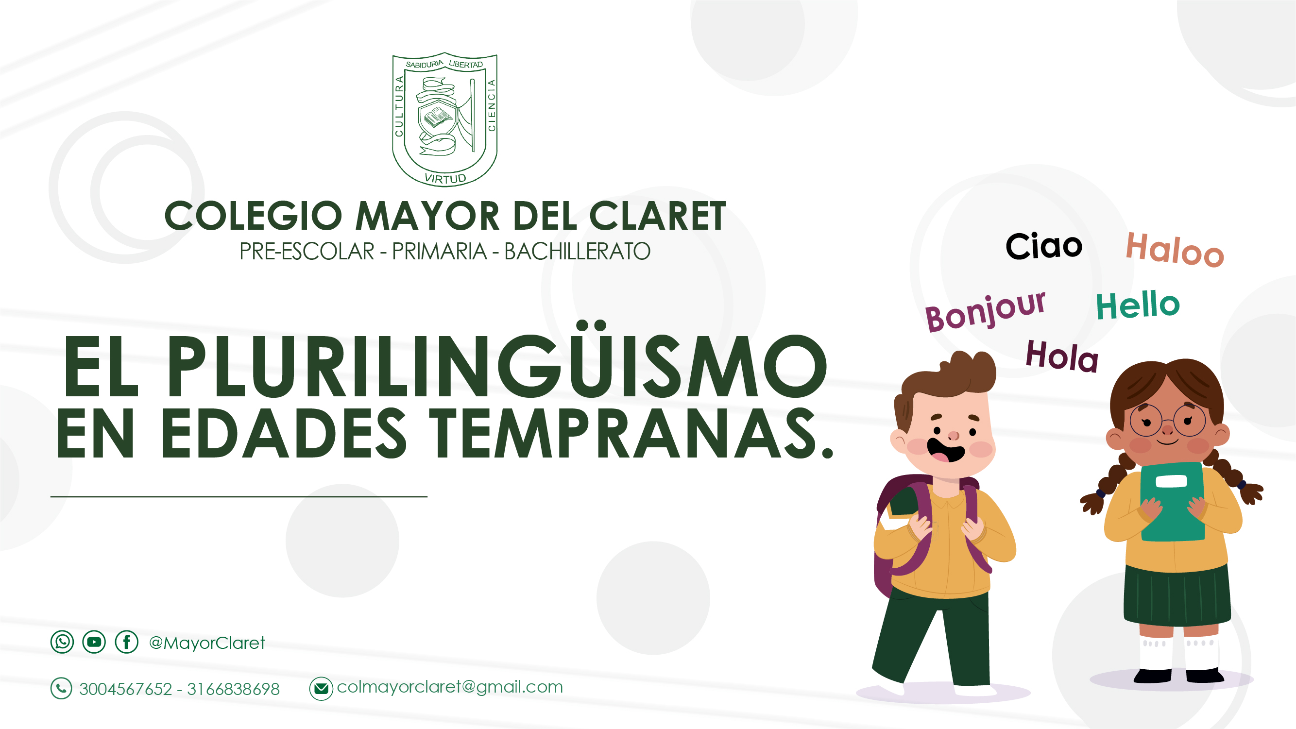 El plurilingüismo en edades tempranas. | Colegio Mayor del Claret